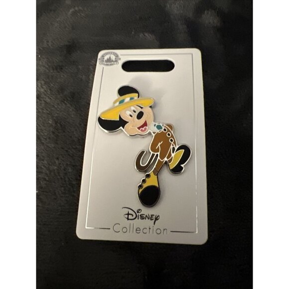 Disney | Jewelry | New Disney Parks Pin Mickey Mouse Dapper Cane And ...